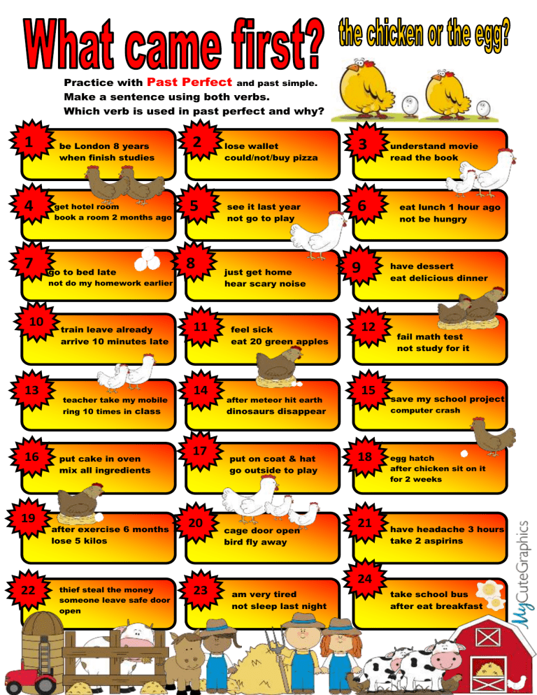 Past perfect past simple speaking practice cards fun activities games Past perfect past simple speaking practice cards fun activities games