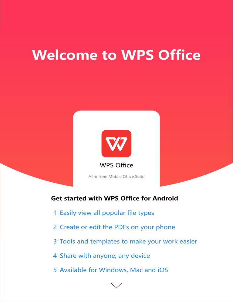 Get Started With WPS Office For Android