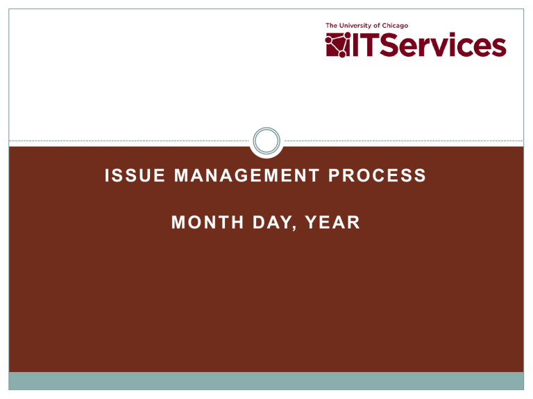 Issue Management Process1 1htkh6r 1 