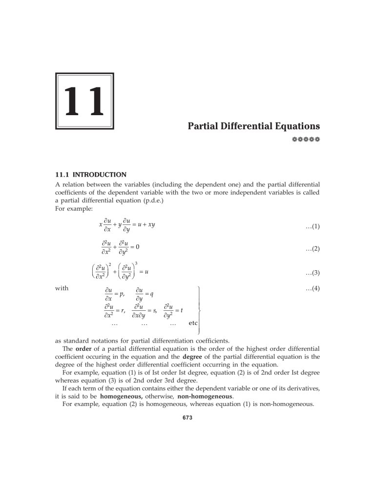 11 Partial Differential Equations