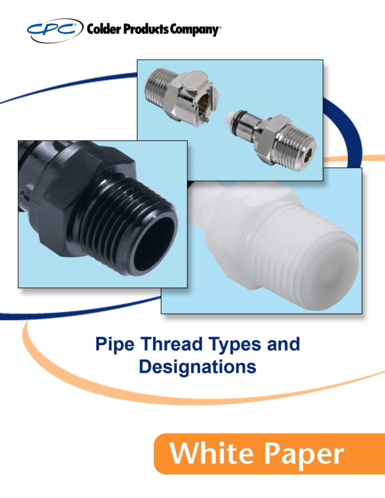 Pipe Thread Types And Designations