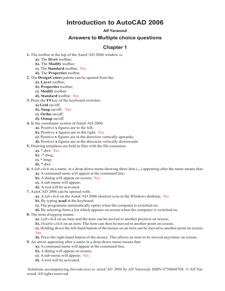 360469436 Answers to Multiple Choice Questions 360469436 Answers to Multiple Choice Questions
