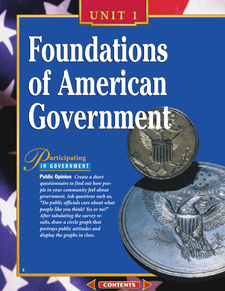Foundations of American Government Textbook