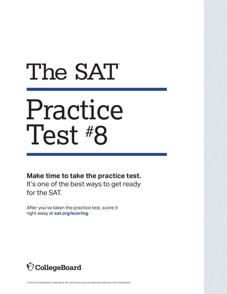 Pdf Sat practice test 8