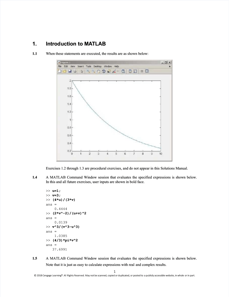Pdf solution manual for essentials of matlab programming 3rd edition by
