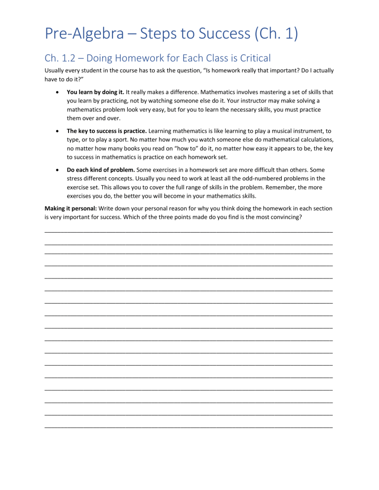 Algebra 1 Student Steps To Success Algebra 1 Student Steps To Success