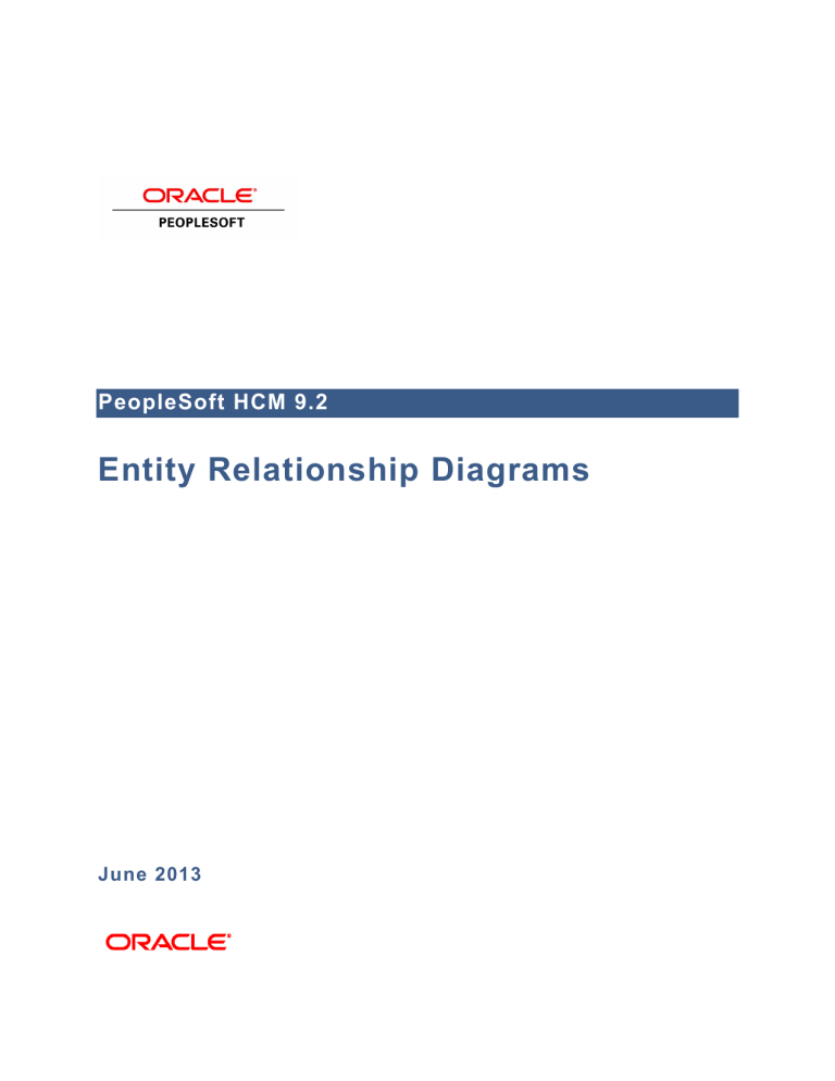 PeopleSoft HCM 9.2 Entity Relationship Diagrams