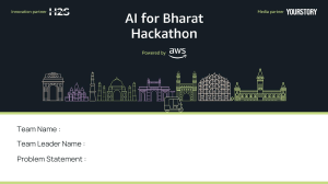 AI for Bharat Hackathon Submission Template