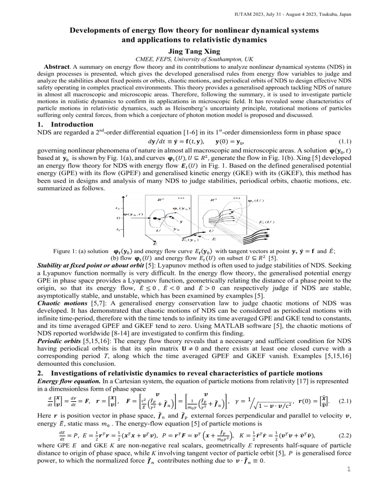 Energy Flow Theory for Nonlinear Dynamical Systems
