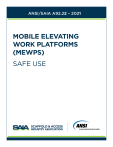 ANSI/SAIA A92.22-2021: Safe Use of MEWPs