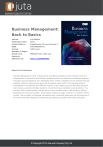 Business Management: Back to Basics Textbook