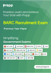 BARC Recruitment Exam Previous Year Paper