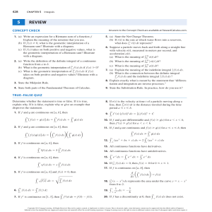 Chapter 6: Inverse Functions - Exponential Graphs & Limits