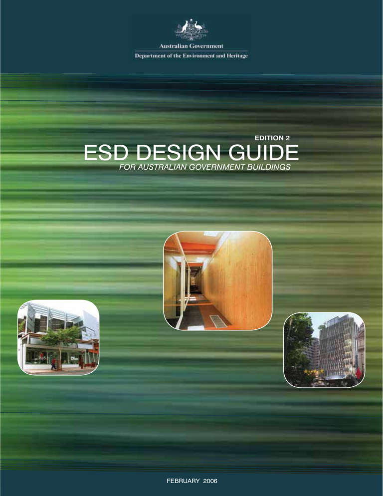 ESD Design Guide for Australian Government Buildings