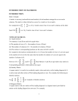 Introduction to Matrices: Basic Concepts and Types