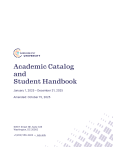 WorldQuant University Academic Catalog 2025