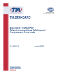 ANSI/TIA-568-C.2-2009 Balanced Twisted-Pair Cabling Standard