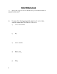 VSEPR Theory Worksheet: Molecular Shapes & Hybridization