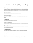 Acute Gastroenteritis Case Study