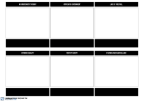 Literary Themes Storyboard Template