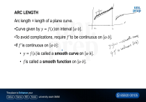 Arc Length in Calculus: Formulas and Derivation