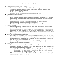Grudge Ball Review Game: Rules & Instructions