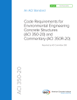 ACI 350-20: Environmental Engineering Concrete Structures Code