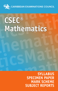 CSEC IT Exam Paper