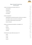 Object Oriented Programming Practice MCQs in C++
