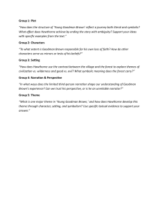 "Young Goodman Brown" Study Guide