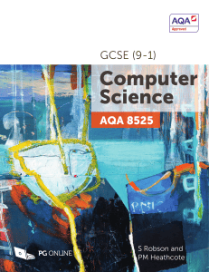AQA GCSE Computer Science Specification Checklist