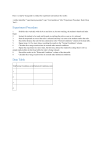 Ruler Drop Test Experiment Procedure