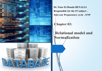 Relational Model and Normalization - Chapter 02