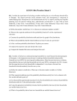 ECON 106 Practice Sheet I: Probability Distributions
