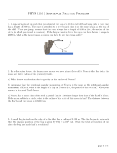 Mechanics Statics Practice Test - Engineering Problems