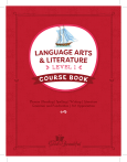 Language Arts & Literature Level 1 Course Book