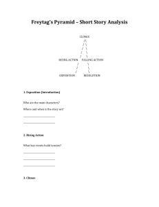 Plot Diagram Worksheet: Story Event Mapping