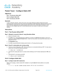 Packet Tracer Static NAT Configuration Lab
