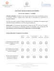 Encuesta de Diagnóstico Interno - Estructura Modular