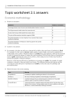 Cambridge AS & A Level Economics Topic Worksheet 2.1 Answers: Economic ...