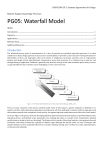 Waterfall Model in Engineering Design Processes