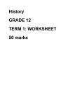 Grade 12 History Worksheet: Vietnam War Questions