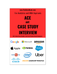 ACE ANY CASE STUDY INTERVIEW: Guide for Analytics & MBA Aspirants