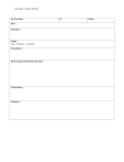 Software Use Case Template