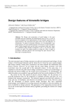 Design features of bimetallic bridges