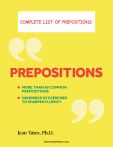 Complete List of English Prepositions Textbook