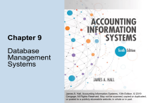 Chapter 9: Database Management Systems