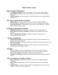Math 3 Honors Topics: Trigonometry & Calculus