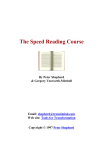 Speed Reading Course: Learn to Read Faster & Improve Comprehension