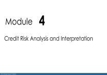 Module 4: Credit Risk Analysis and Interpretation